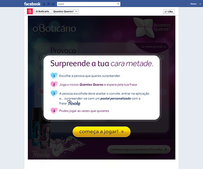 Projetos | O Botic?¡rio â?? App Quantos-Queres | CURIOSIDADE